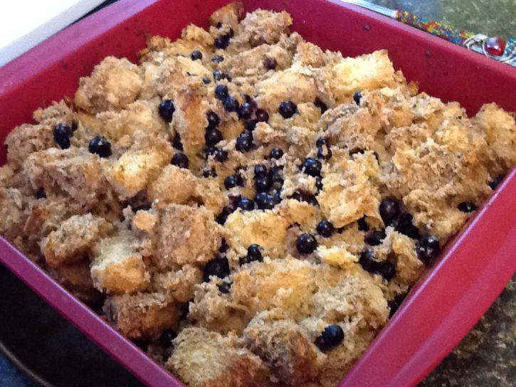 Blueberry Bread Pudding-Traditional Newfoundland - Bonita's Kitchen