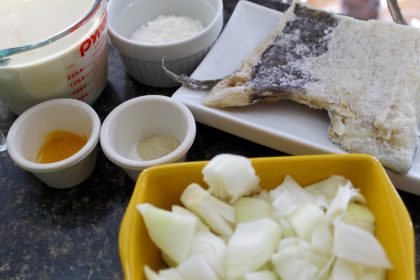 Creamed Codfish-from salted cod - Bonita's Kitchen