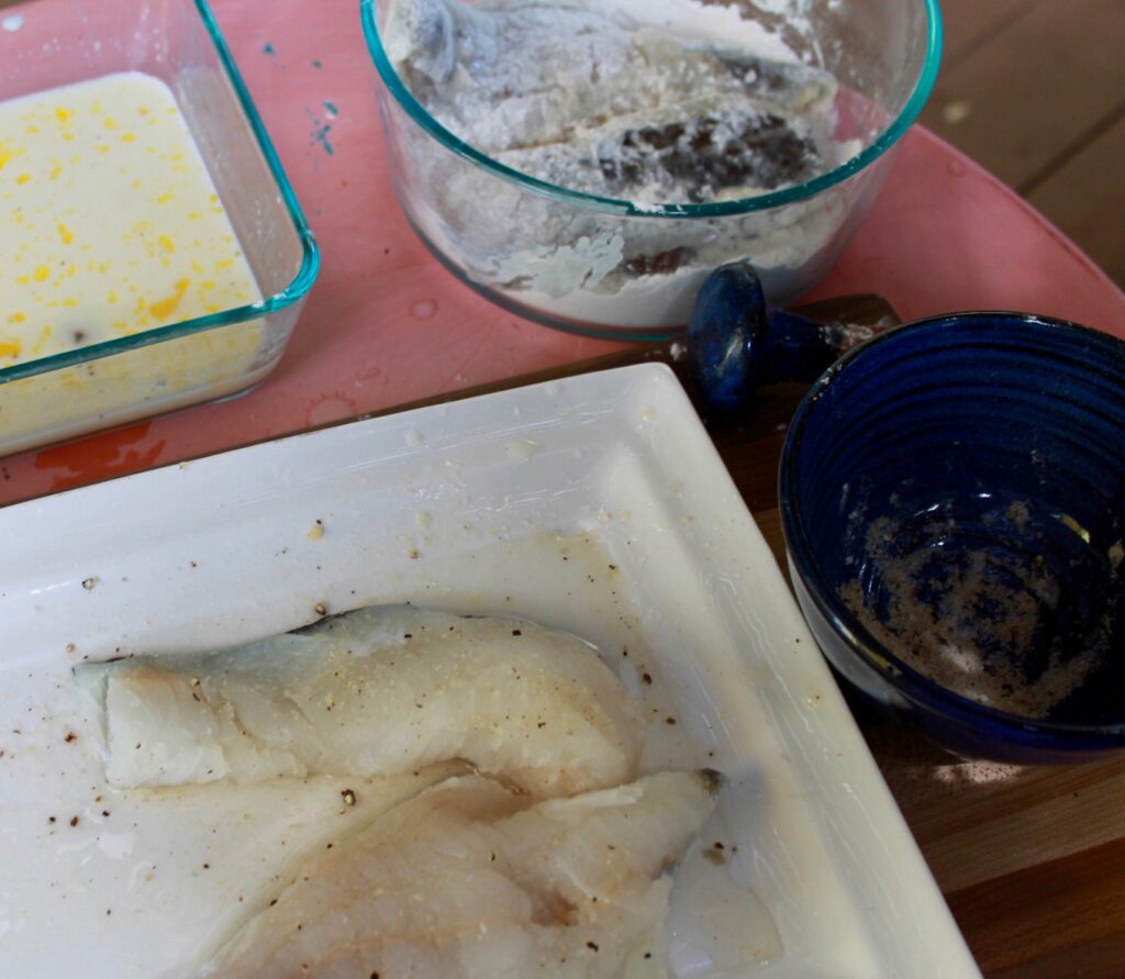 Fish Fry on Outside Grill - Bonita's Kitchen