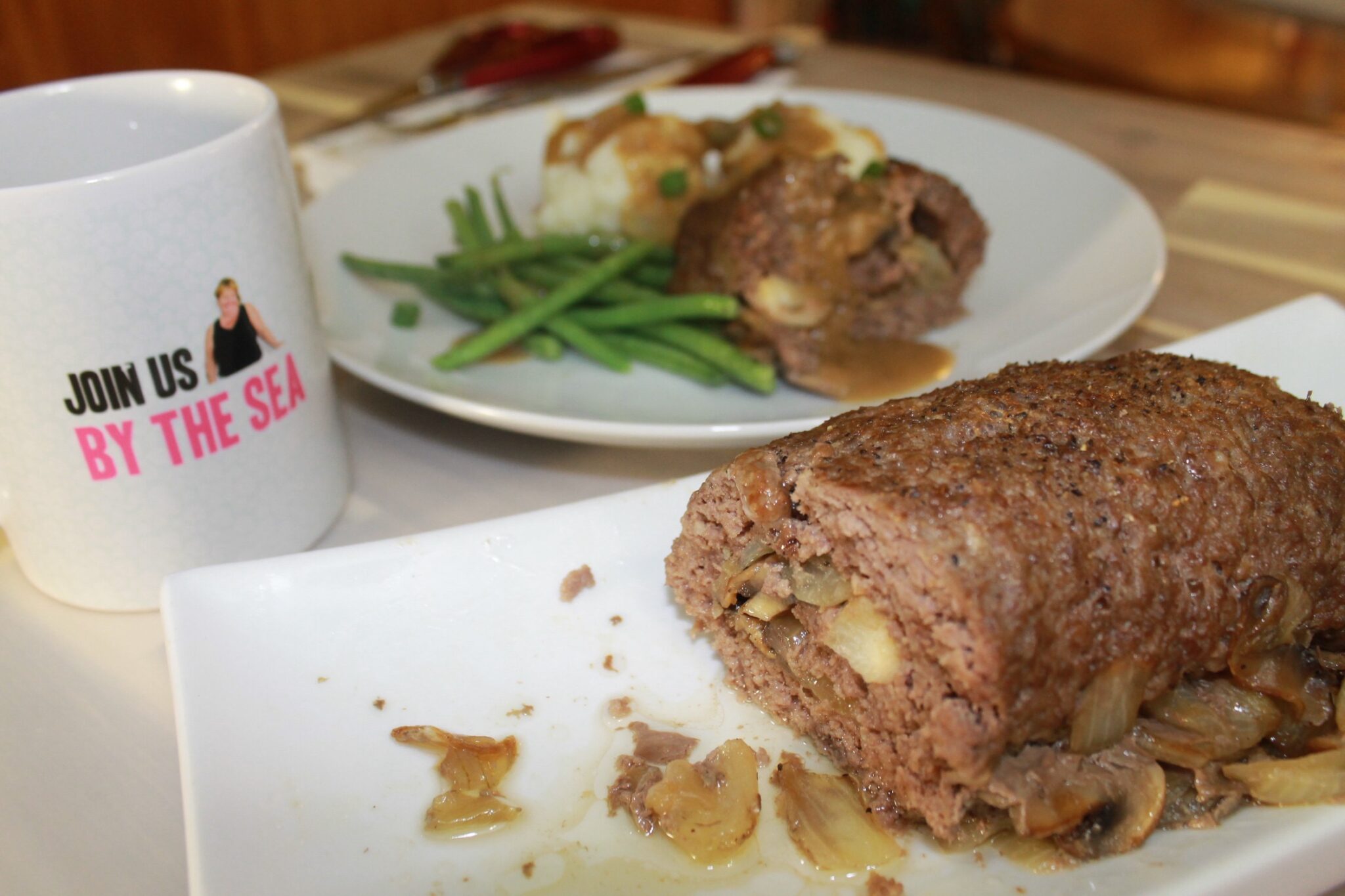 Rolled Mushroom Meatloaf - Bonita's Kitchen