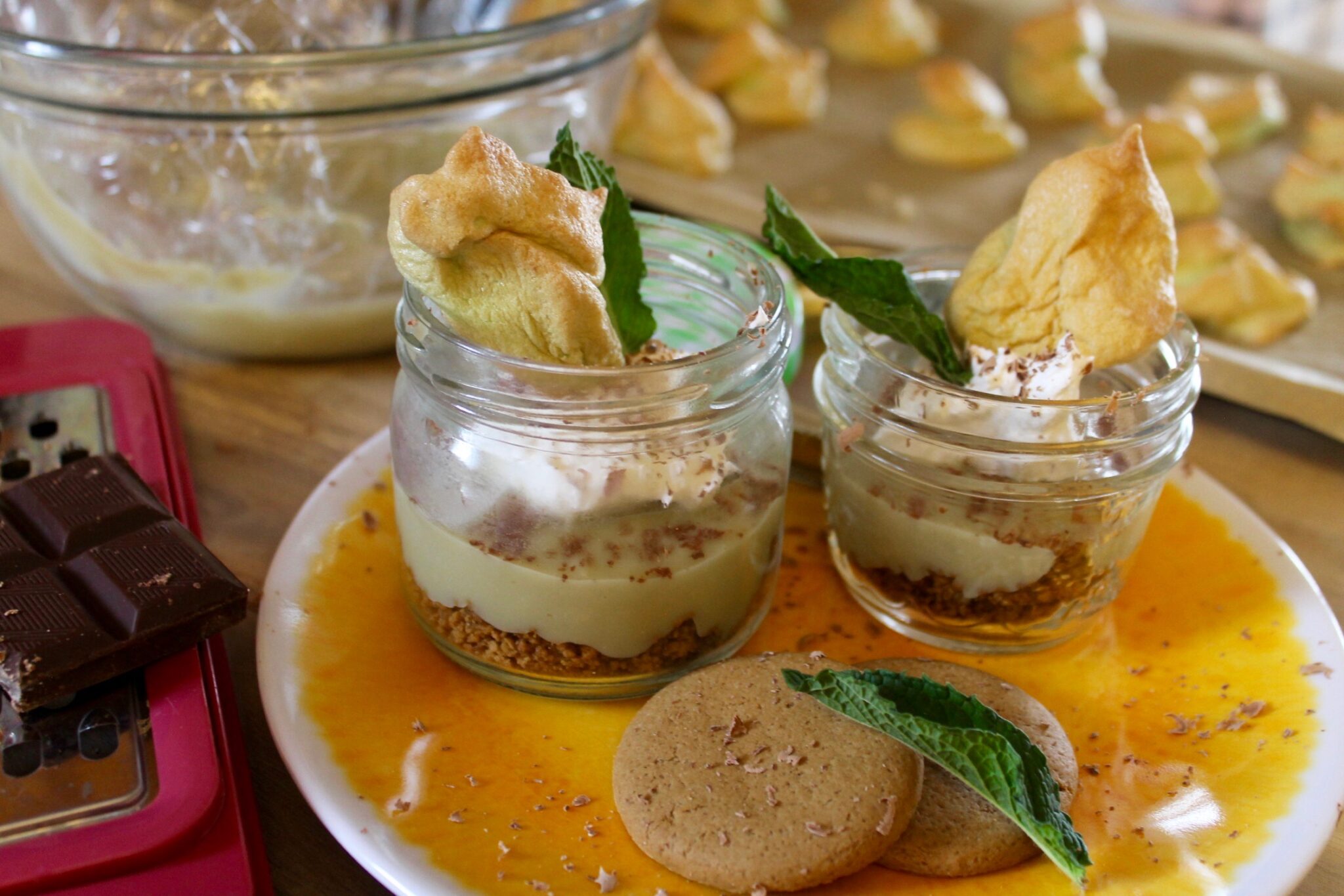 MINT CUSTARD DESSERT - Bonita's Kitchen