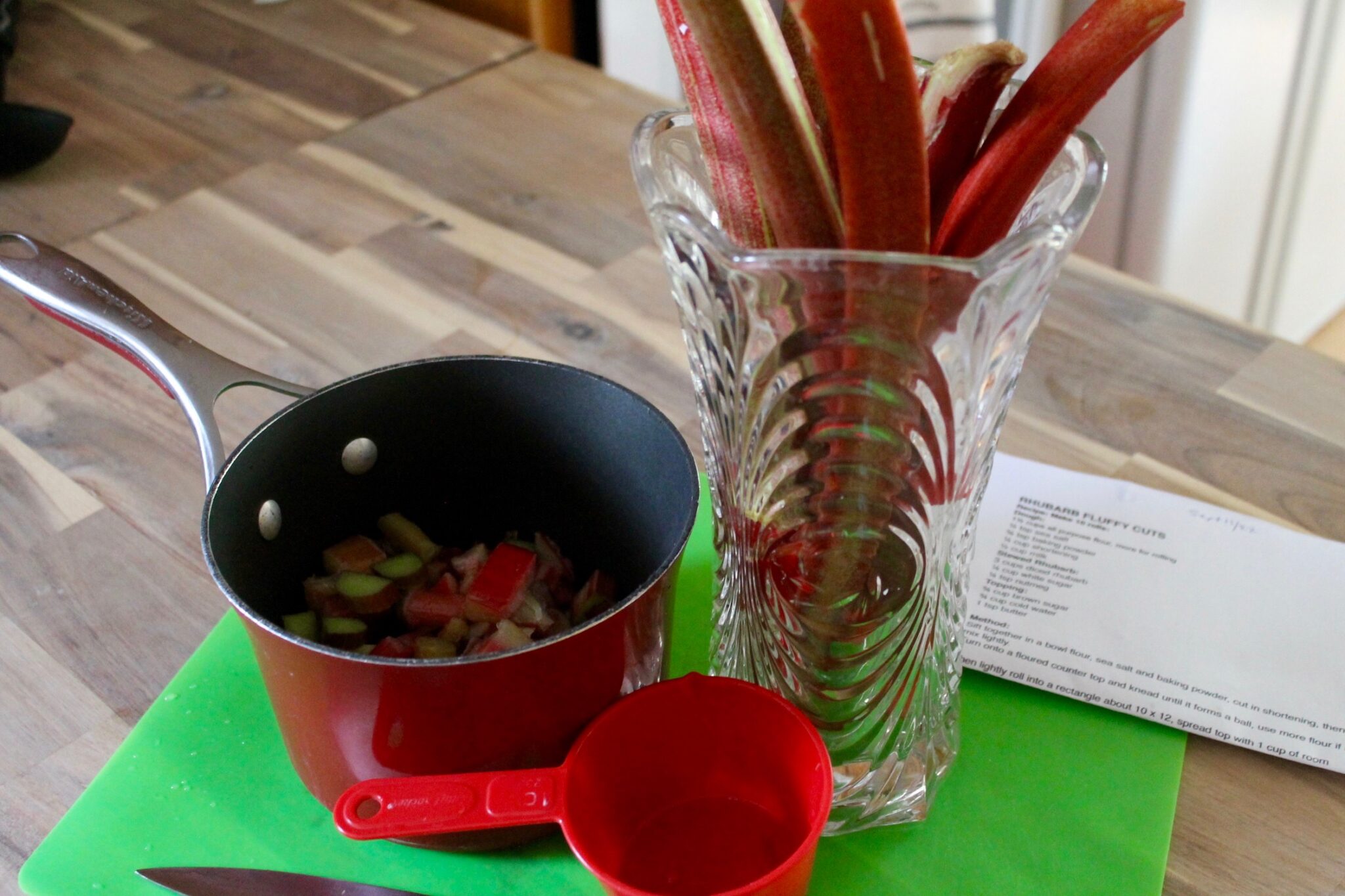 RHUBARB FLUFFY CUTS - Bonita's Kitchen