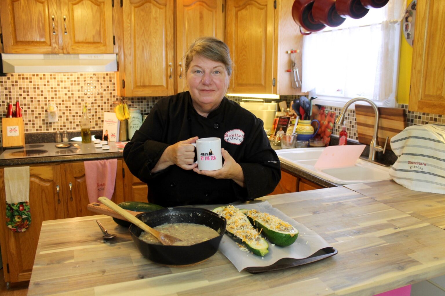STUFFED ZUCCHINI - Bonita's Kitchen