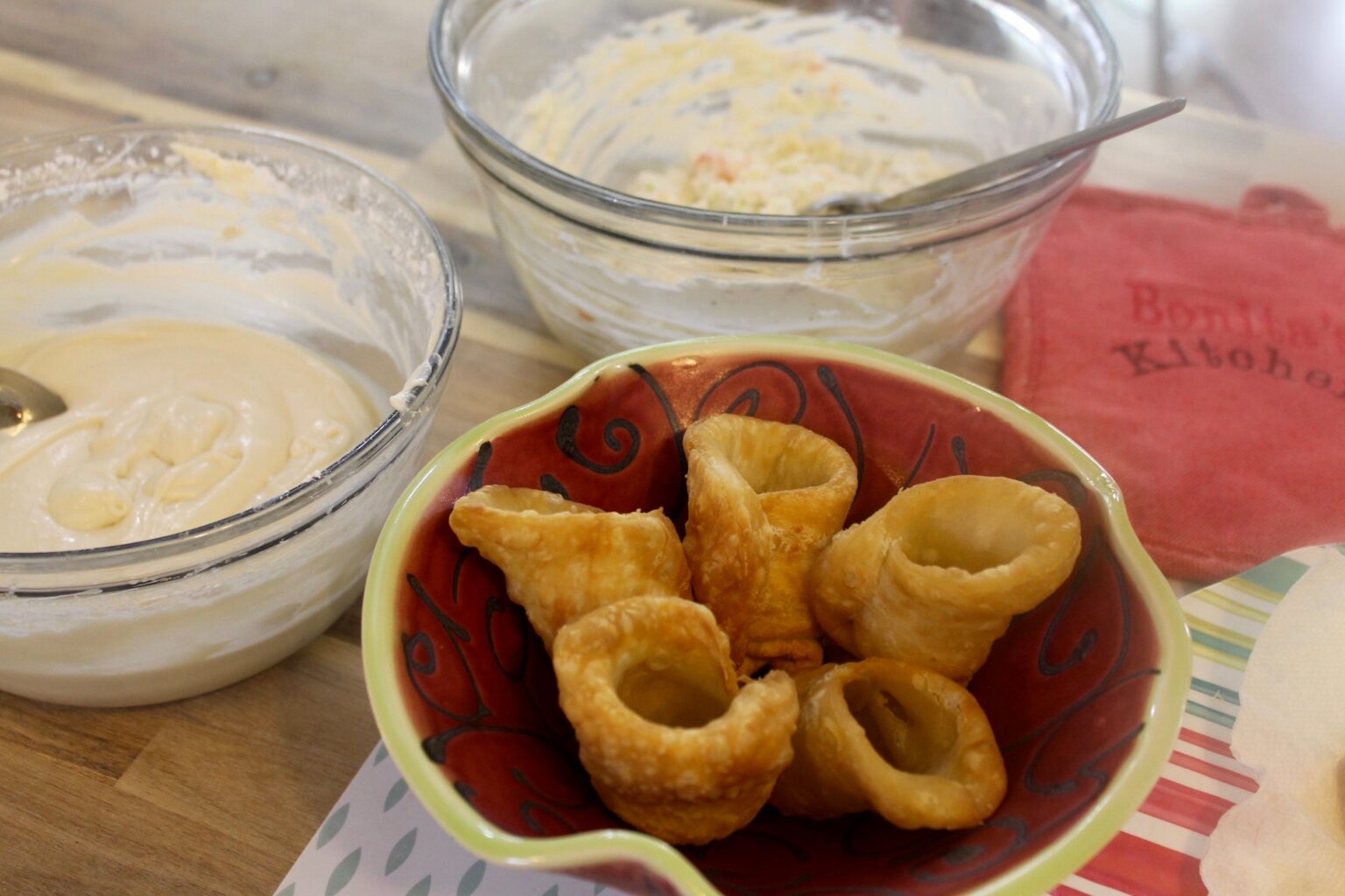 FRIED PASTRY CONES - Bonita's Kitchen