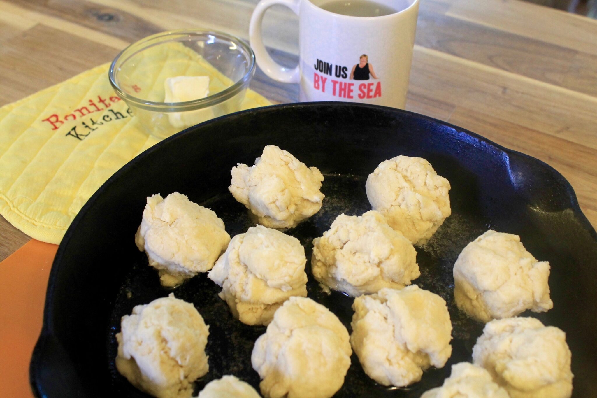 CAST IRON Baked Tea Buns - Bonita's Kitchen