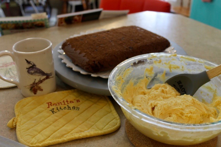 Chocolate Slab Cake - Bonita's Kitchen